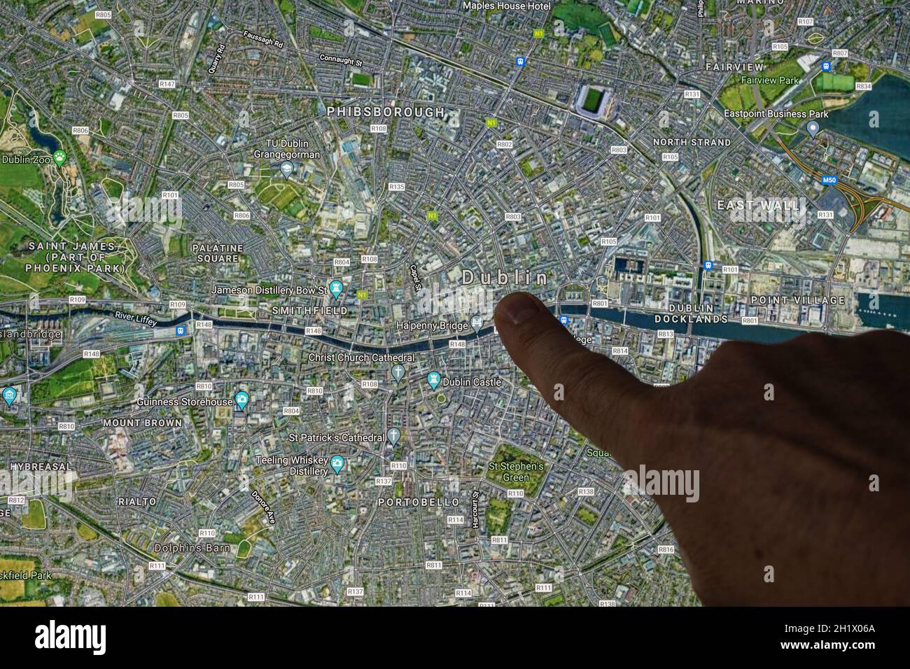 Dublin karte satellitenansicht -Fotos und -Bildmaterial in hoher ...