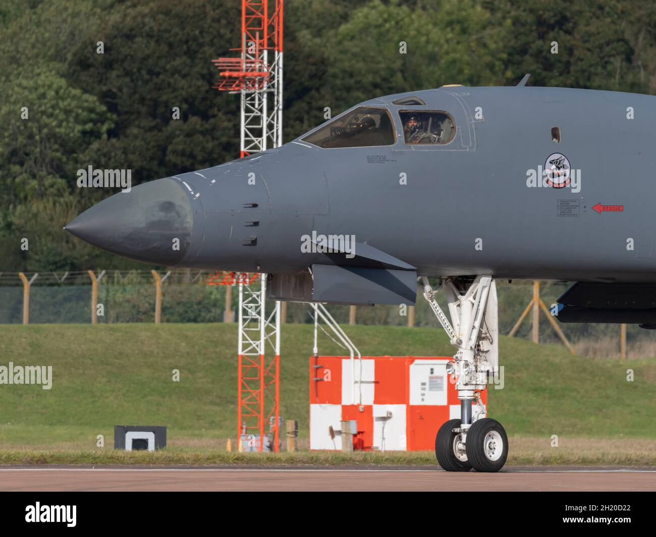 B1 Lancer-Flugzeuge von Dyess, AFB, nach Fairford als Teil der Bomber ...