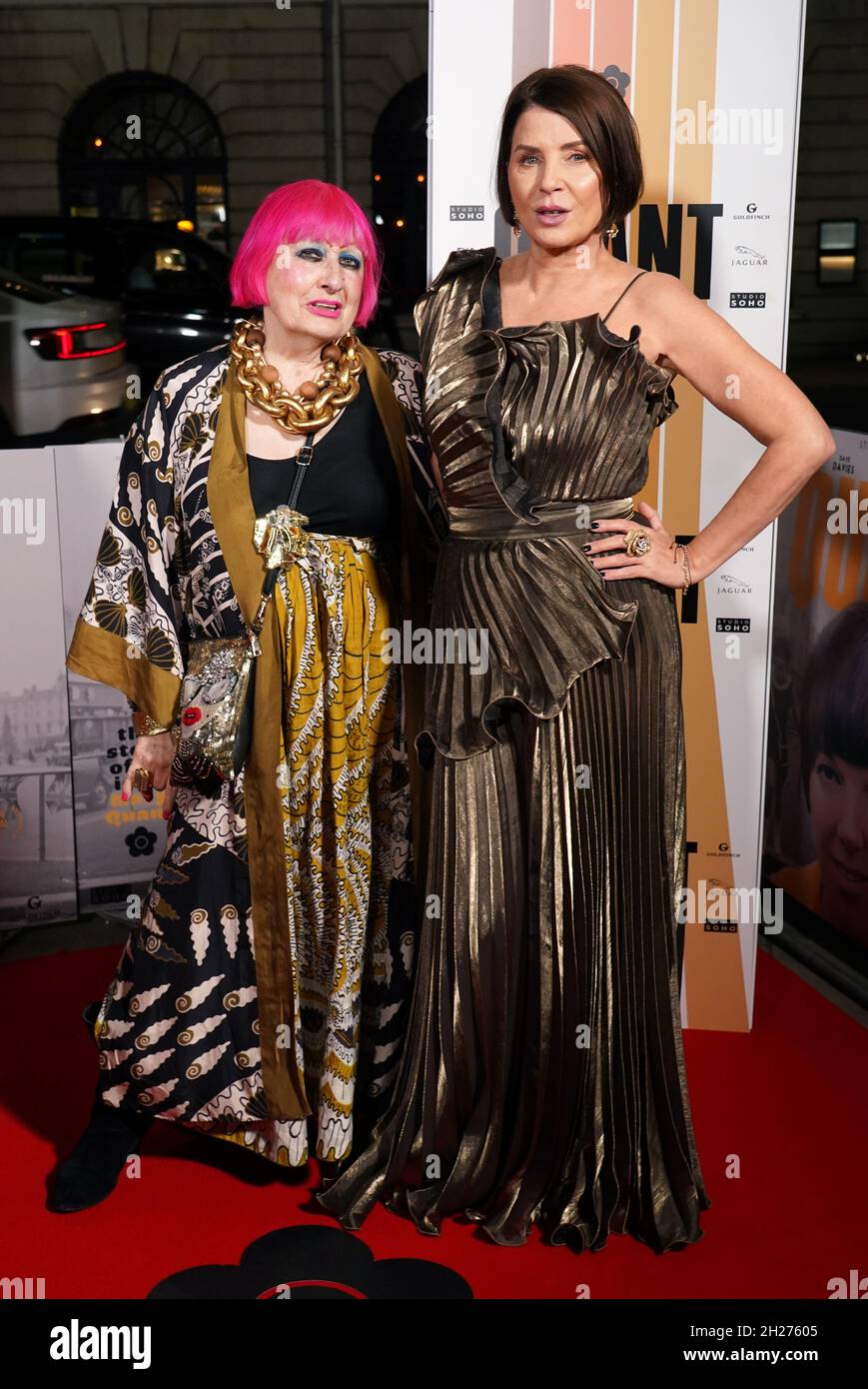 Zandra Rhodes und Sadie Frost nehmen an einer Sondervorführung des ...