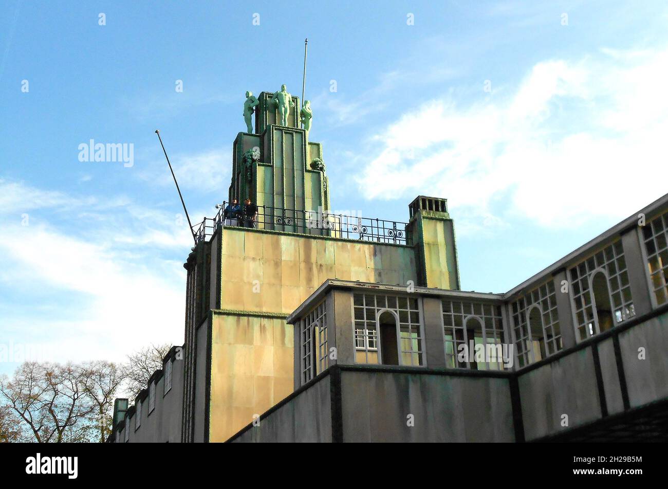 Das Palais Stoclet in Brüssel, vom Wiener Jugendstil-Künstler Josef ...