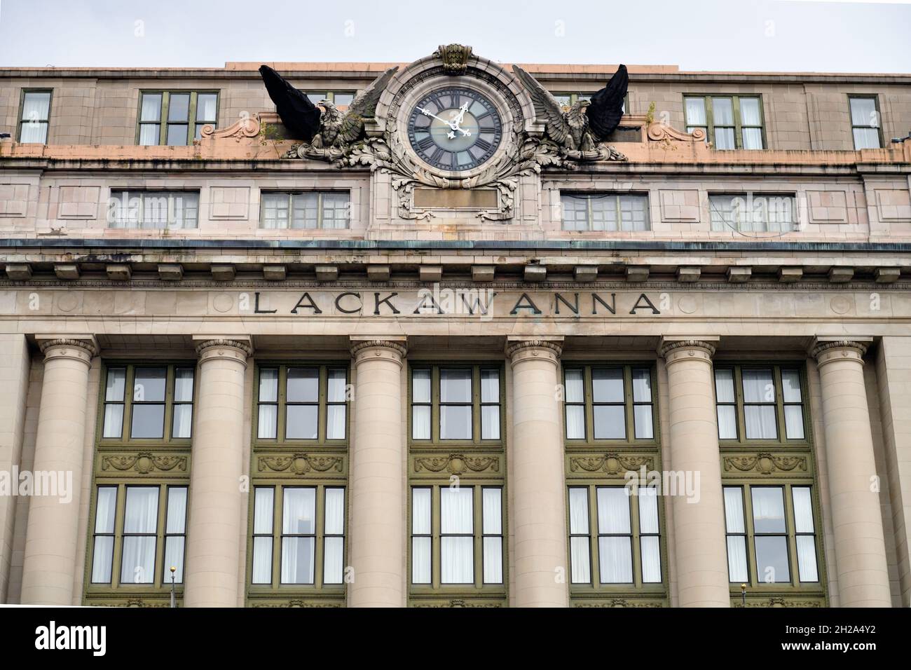 Scranton, Pennsylvania, USA. Der ehemalige Bahnhof Delaware, Lackawanna und Western Railroad in ...