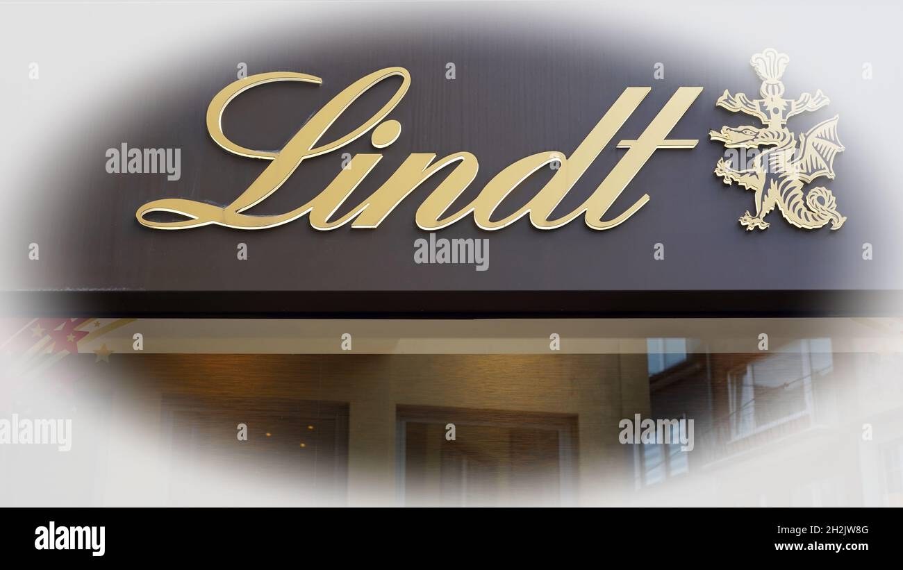 Lindt logo -Fotos und -Bildmaterial in hoher Auflösung – Alamy