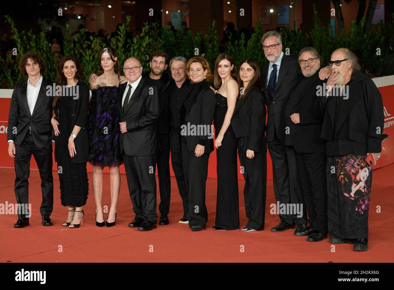 Carlo Verdone und die Darsteller besuchen den roten Teppich des Films ...