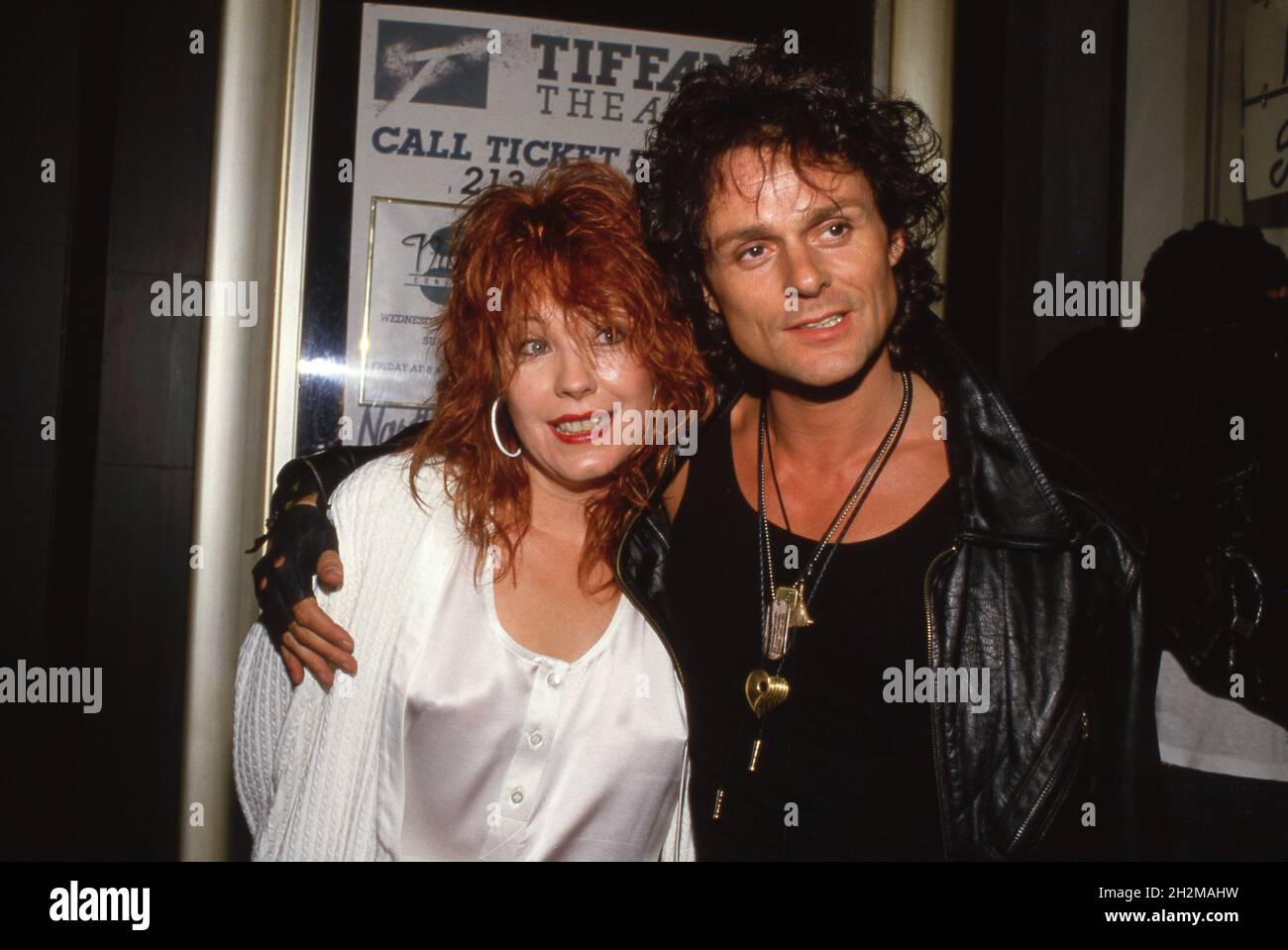 Michael des Barres und Pamela des Barres um die 1980er Jahre Credit ...