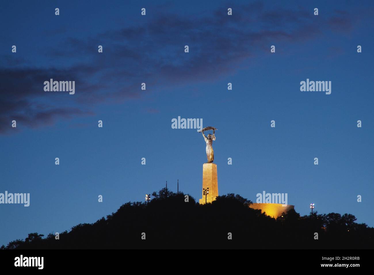 Ungarn, Budapest, Gellertberg mit Freiheitsstatue, Bildhauer Zsigmond ...