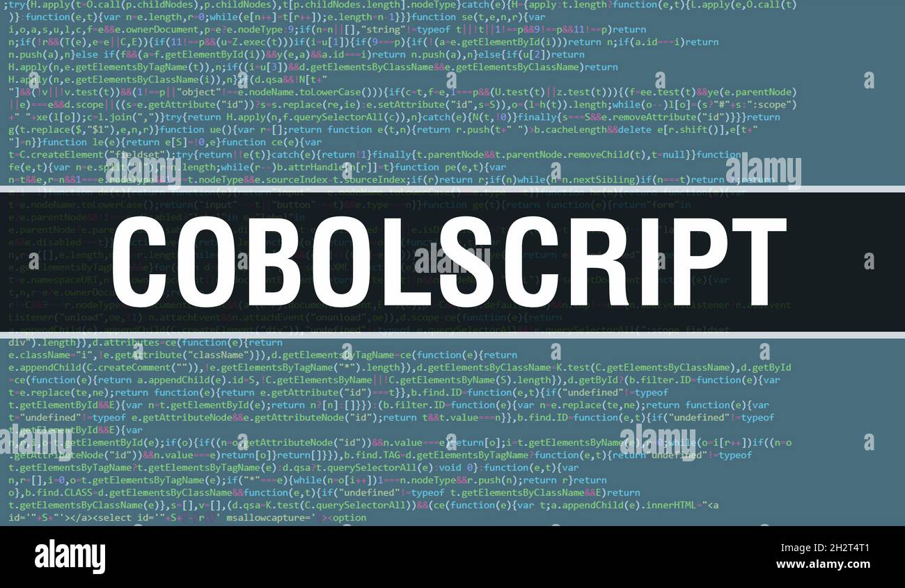 Cobolscript hintergrund -Fotos und -Bildmaterial in hoher Auflösung – Alamy