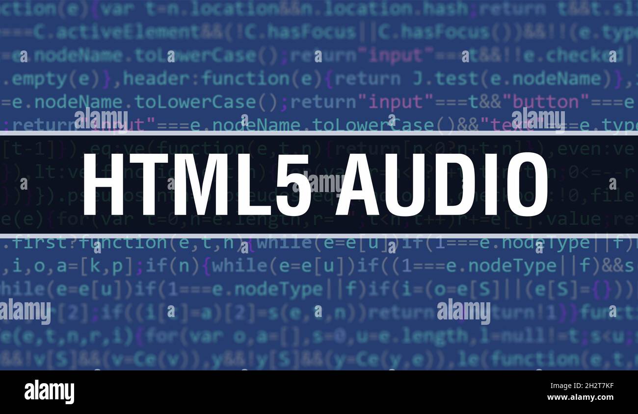 Html5 audio -Fotos und -Bildmaterial in hoher Auflösung – Alamy