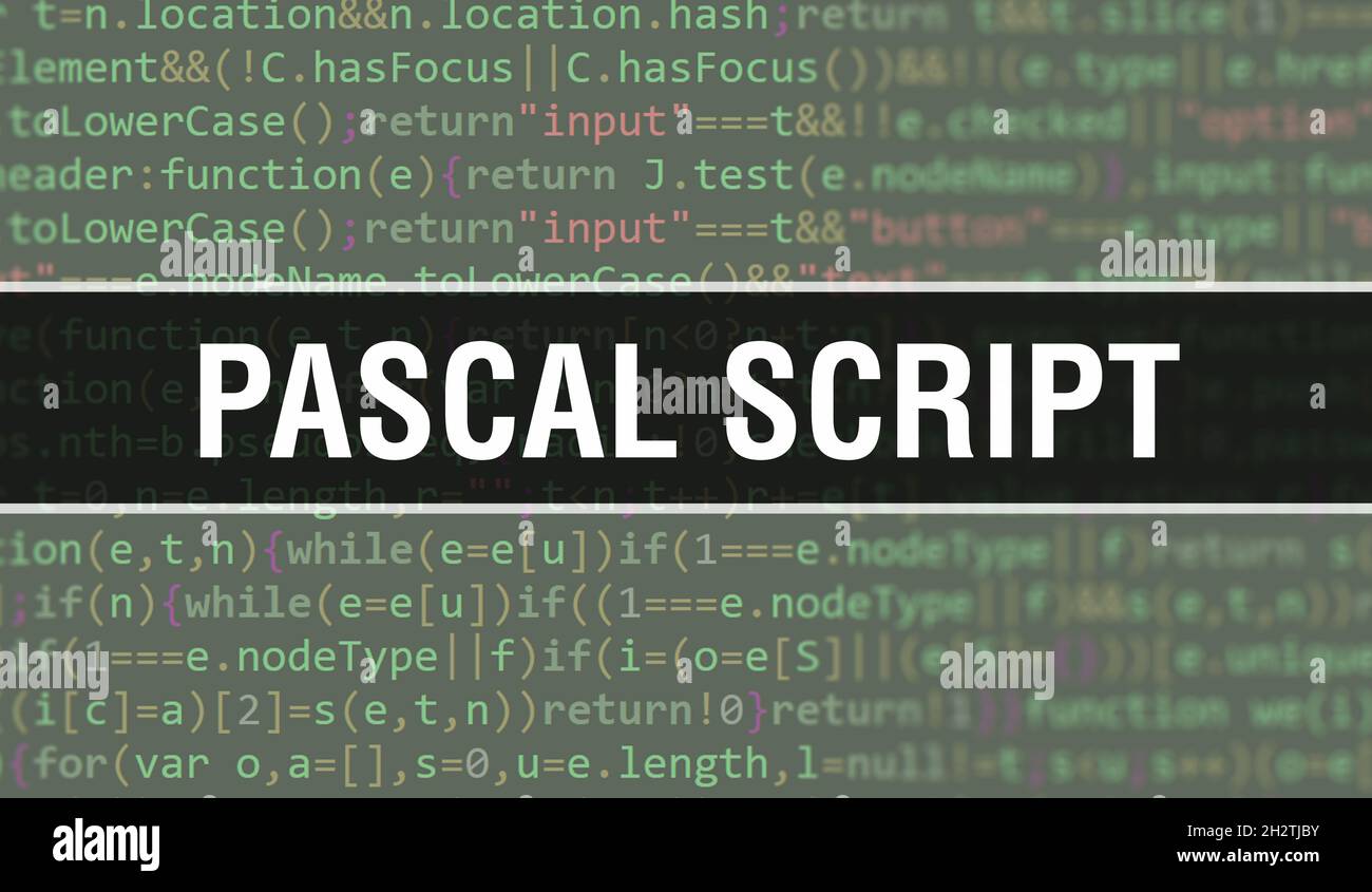 Pascal skriptbild -Fotos und -Bildmaterial in hoher Auflösung – Alamy