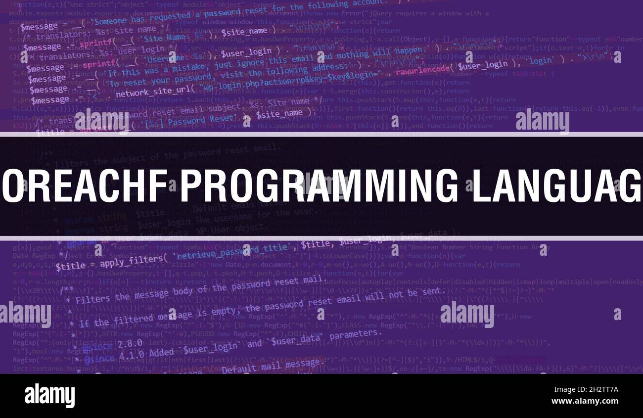 Foreachf programmiersprache -Fotos und -Bildmaterial in hoher Auflösung ...