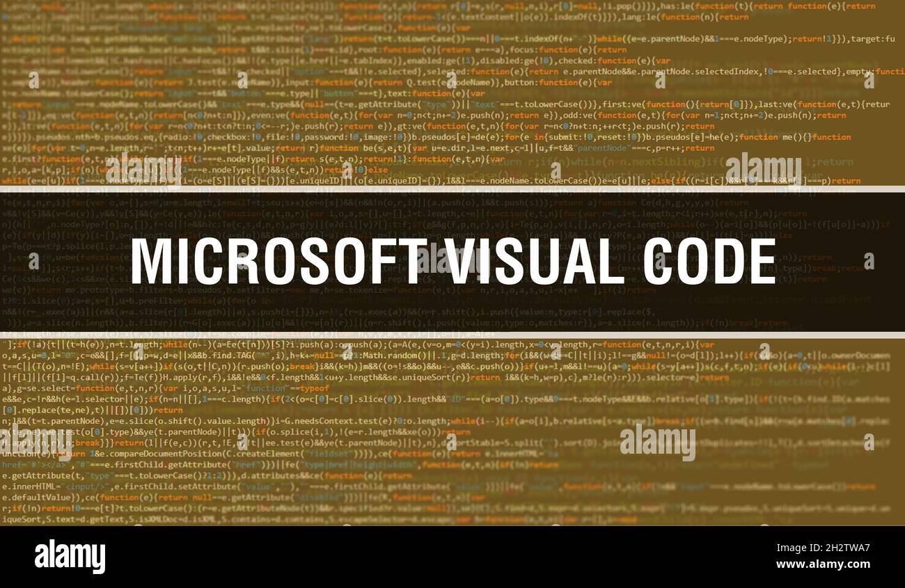 Microsoft visual code text -Fotos und -Bildmaterial in hoher Auflösung ...