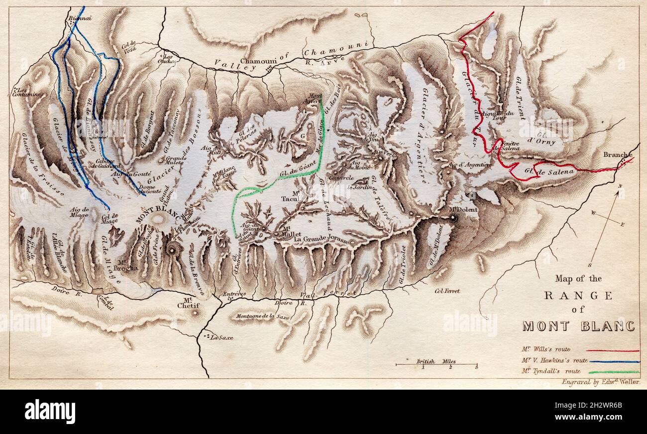 Alpine climbers 19th century -Fotos und -Bildmaterial in hoher Auflösung – Alamy