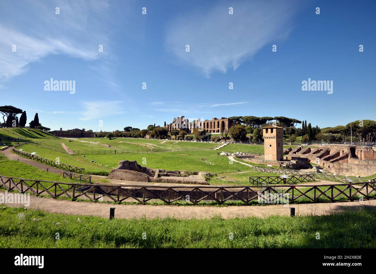 Italien, Rom, Circus Maximus Stockfotografie - Alamy