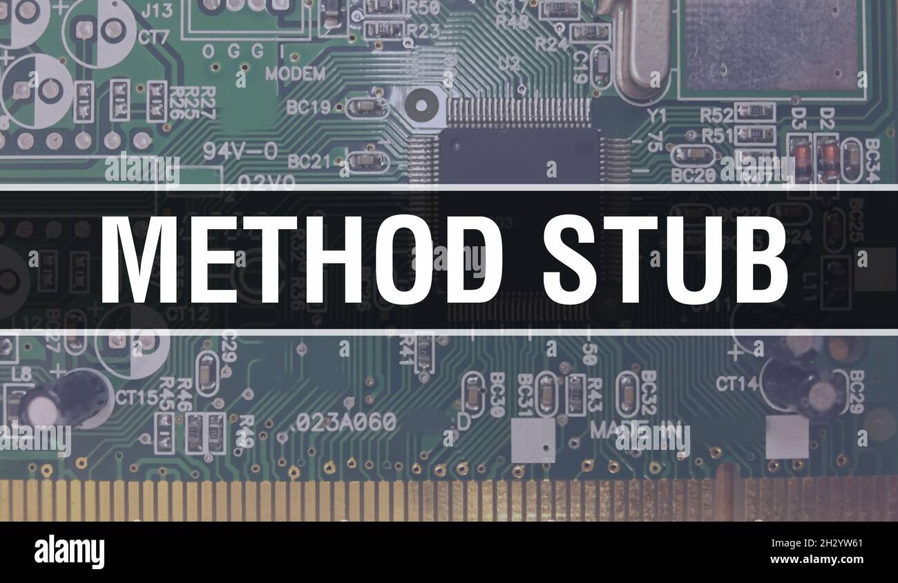 Methode Stub mit Technologie Motherboard Digital. Methode Stub und ...