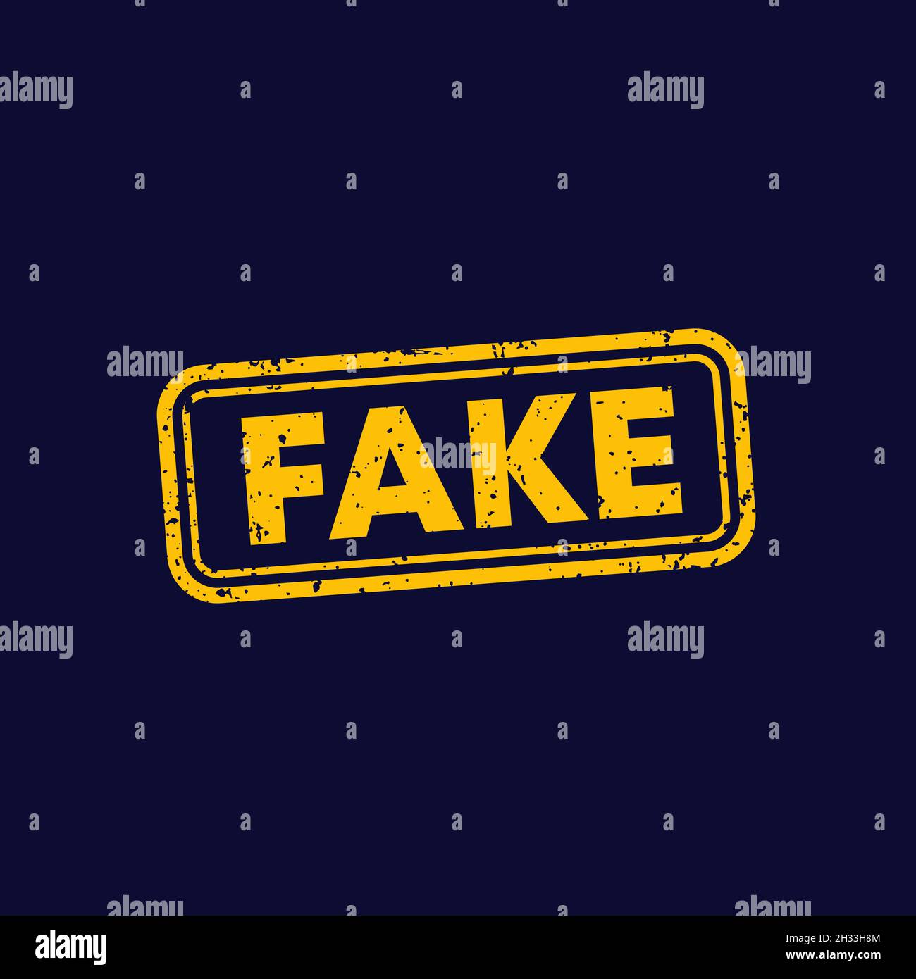 Fake news stempel Stock-Vektorgrafiken kaufen - Alamy