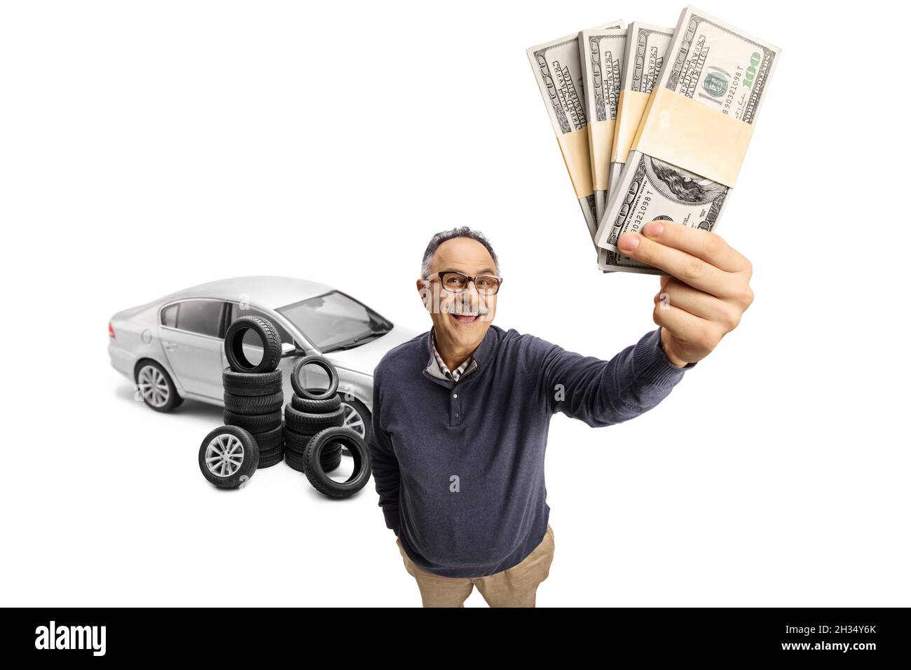 Ein haufen geld -Fotos und -Bildmaterial in hoher Auflösung – Alamy