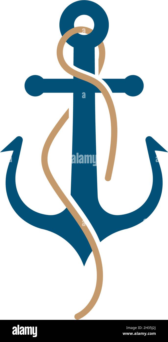 Anker logo Stock-Vektorgrafiken kaufen - Alamy