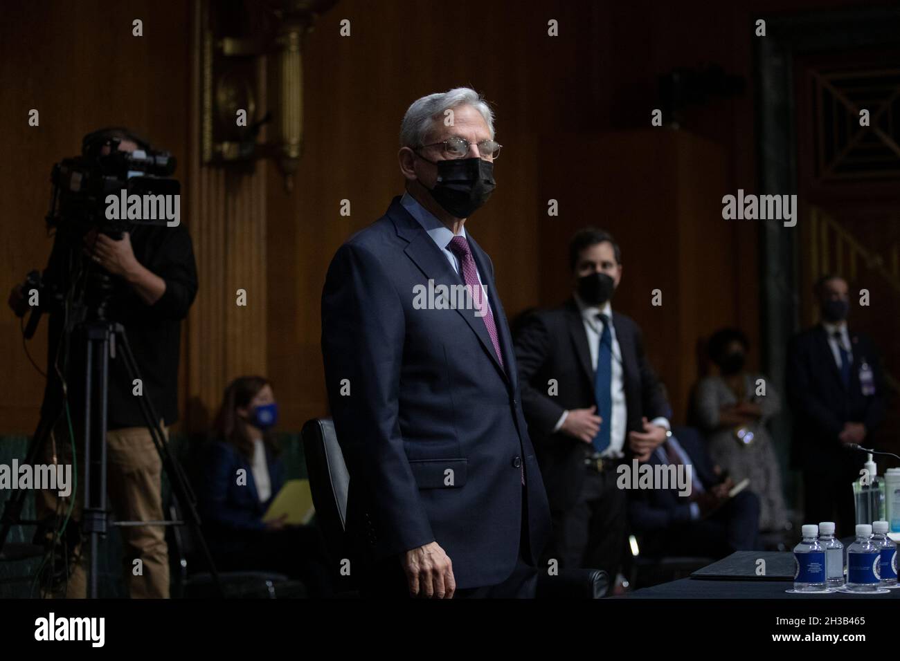 Merrick Garland, US-Generalanwalt, tritt am Mittwoch, den 27. Oktober ...