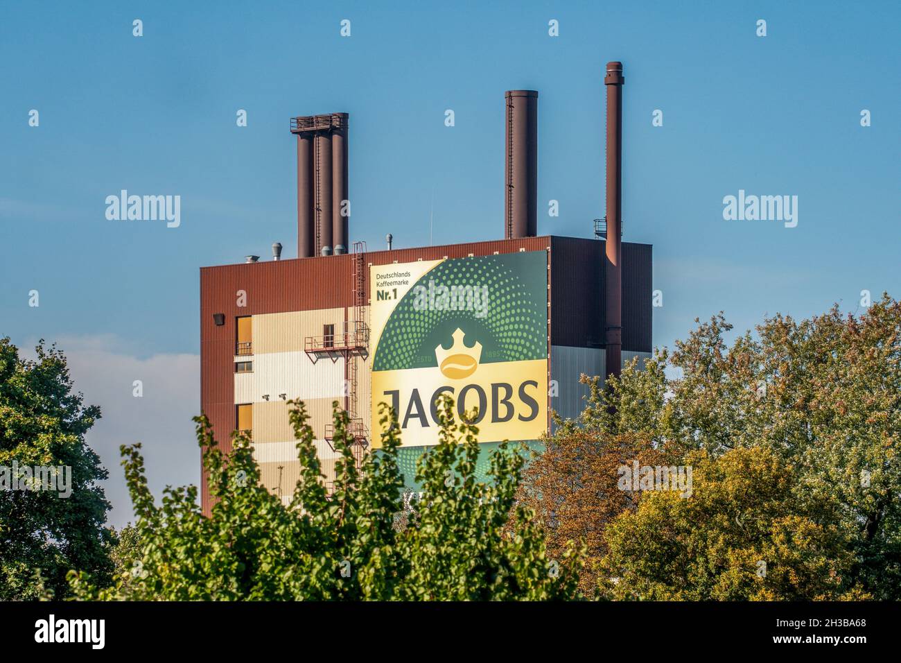 Jacobs Douwe Egberts (JDE) - Werk , Berlin Neukölln Stockfotografie - Alamy
