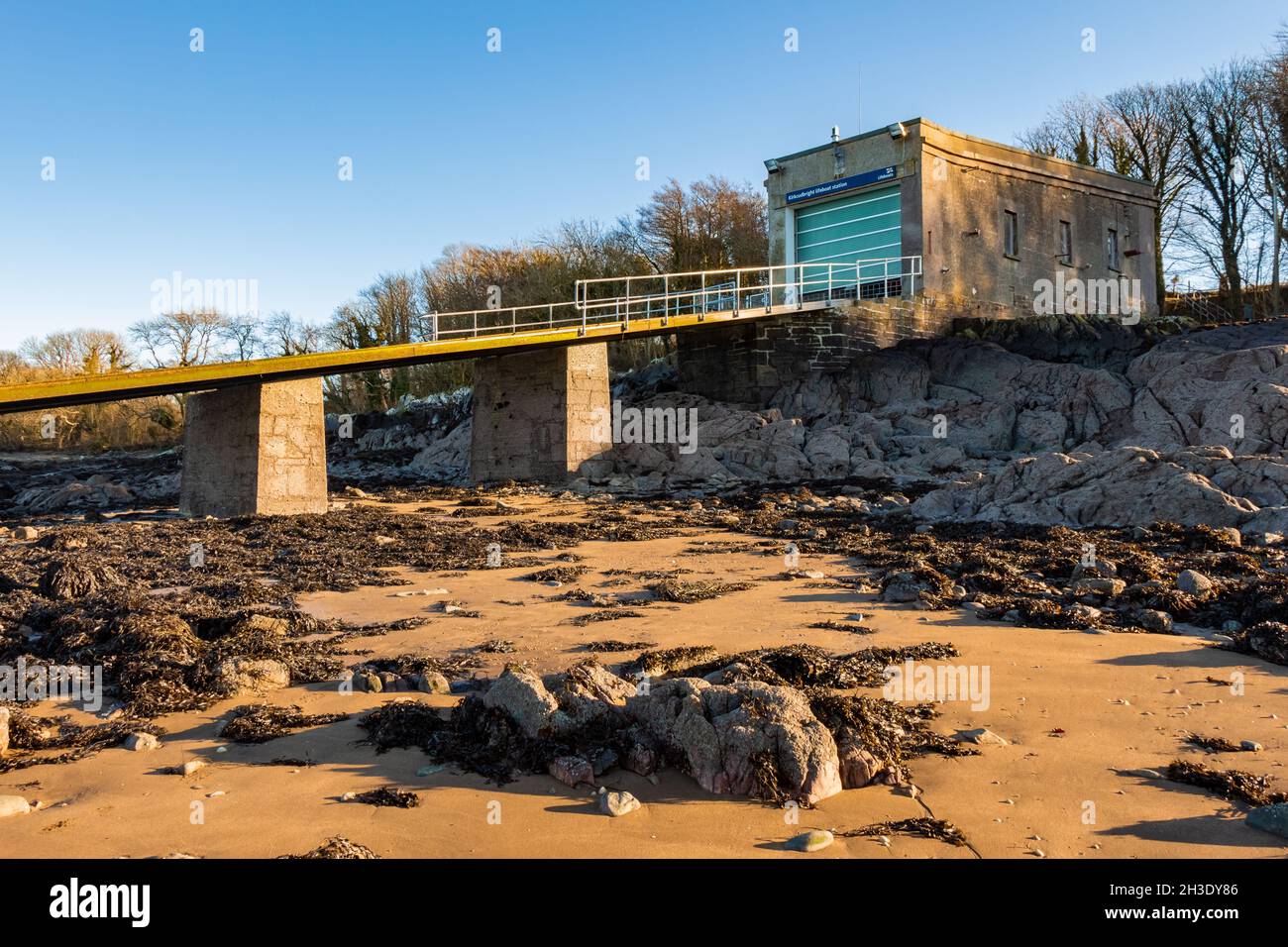 Kirkcudbright, Schottland - 8. Januar 2021: Kirkcudbright Lifeboat ...