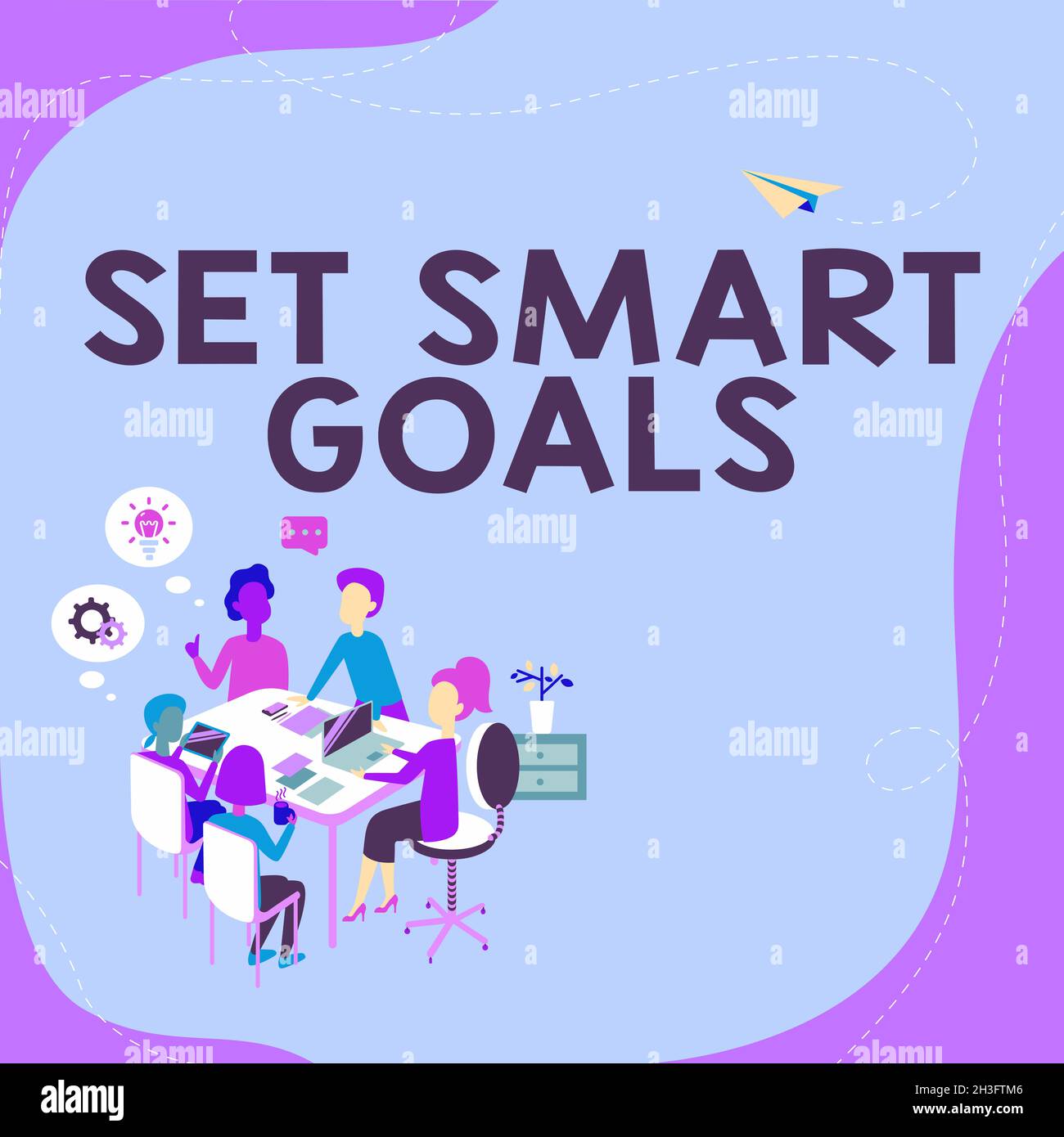 Konzeptunterschrift Smart Goals setzen. Geschäftskonzept, das Kriterien ... Konzeptunterschrift Smart Goals setzen. Geschäftskonzept, das Kriterien ...