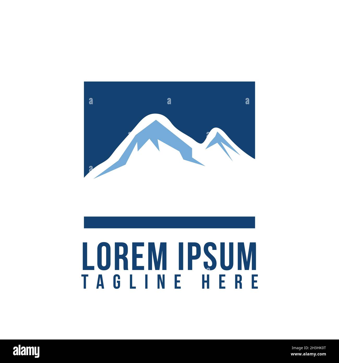 Mountain icon Stock-Vektorgrafiken kaufen - Alamy