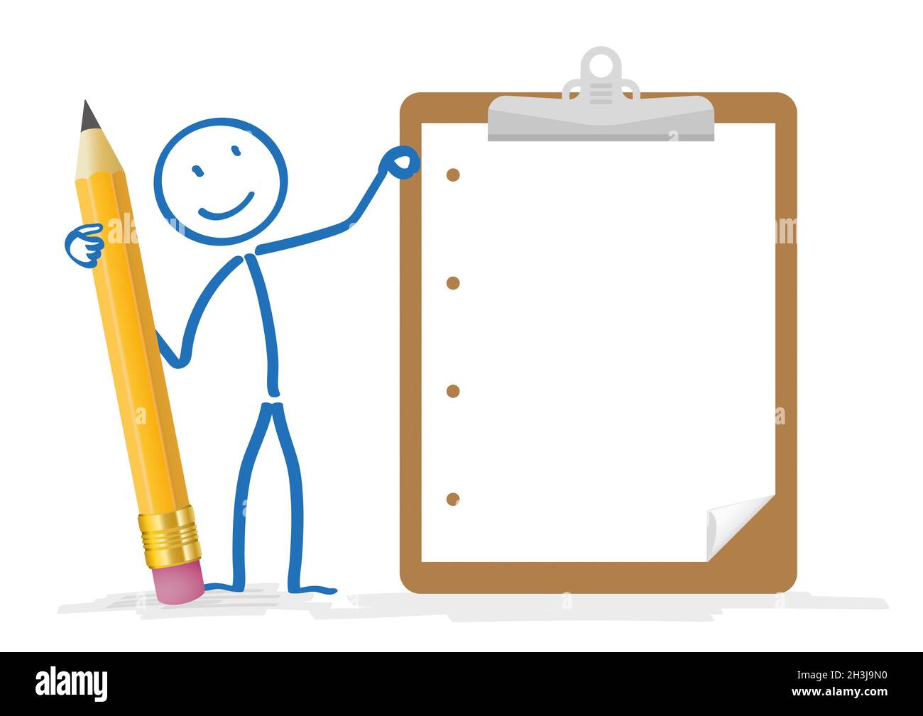 Stick man paper -Fotos und -Bildmaterial in hoher Auflösung – Alamy