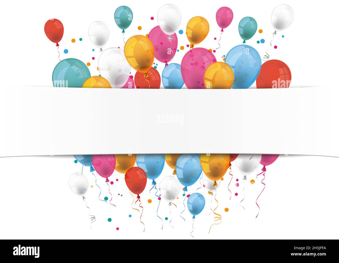 Banner mit luftballons -Fotos und -Bildmaterial in hoher Auflösung – Alamy