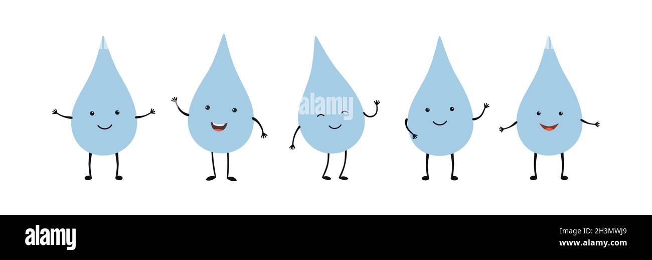 Cartoon wassertropfen -Fotos und -Bildmaterial in hoher Auflösung – Alamy