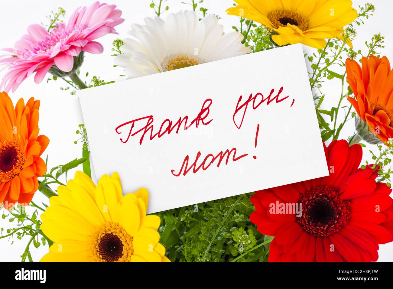 Merci karte mit blumen -Fotos und -Bildmaterial in hoher Auflösung – Alamy