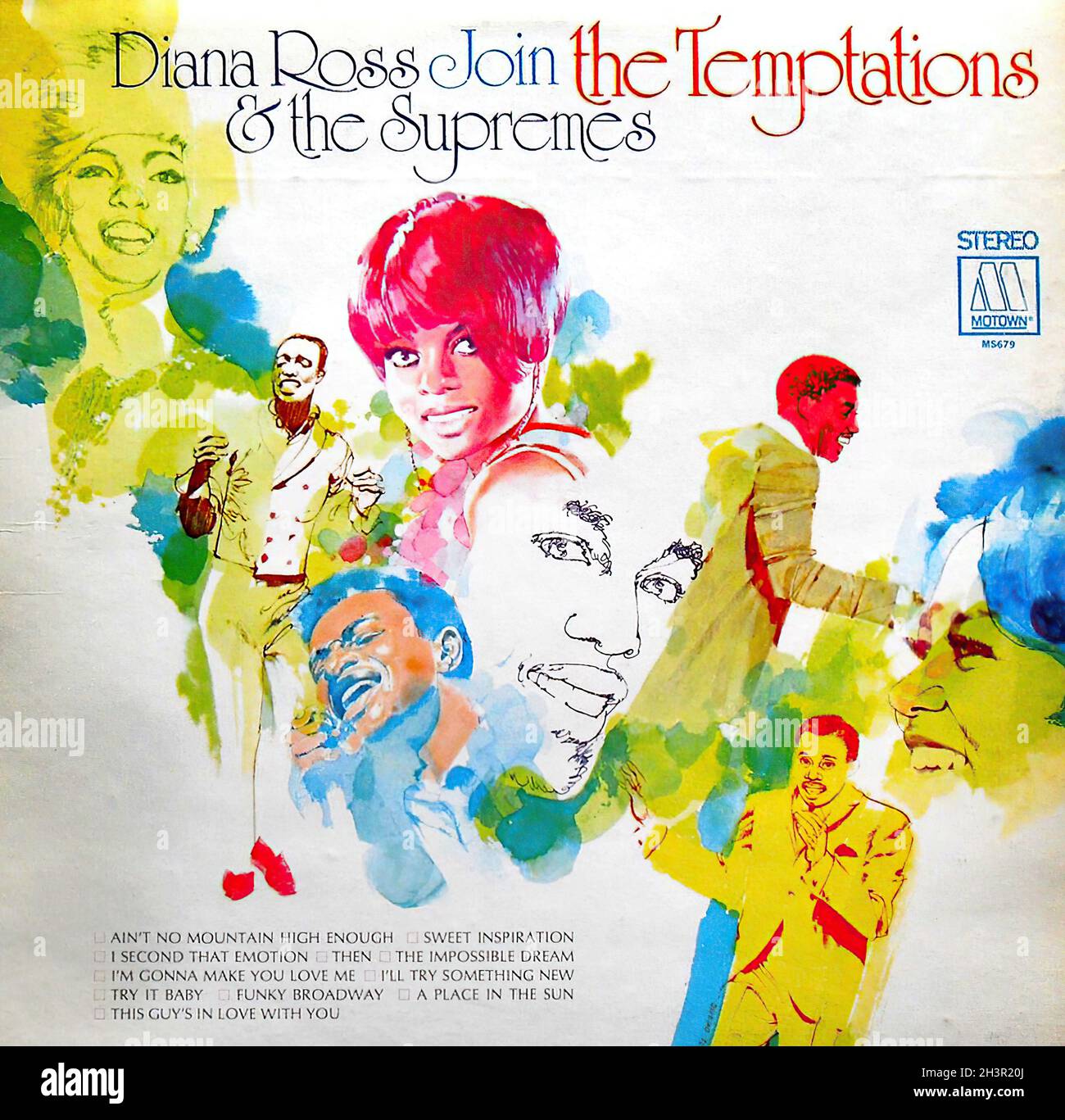 60s Diana Ross and The Supremes and The Tempations LP Album Original ...