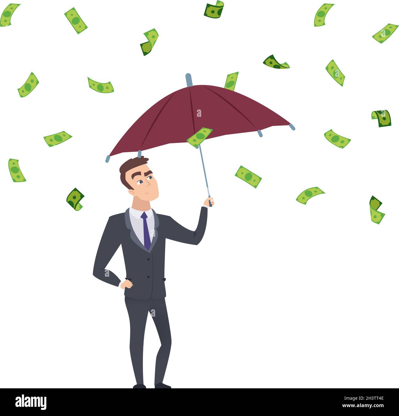 Umbrella cartoon illustration -Fotos und -Bildmaterial in hoher ...