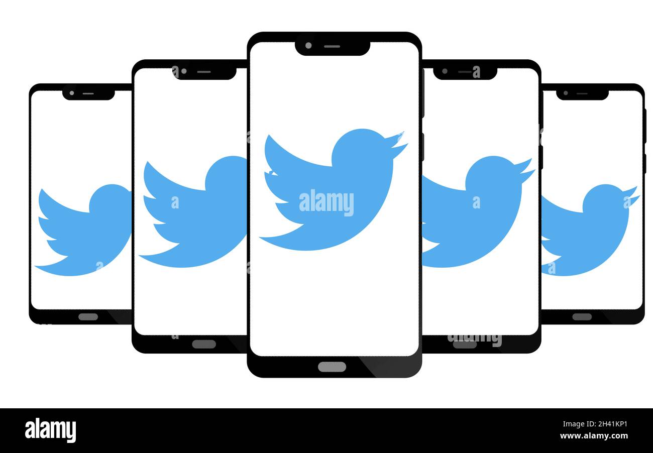 Twitter logo 3d -Fotos und -Bildmaterial in hoher Auflösung – Alamy