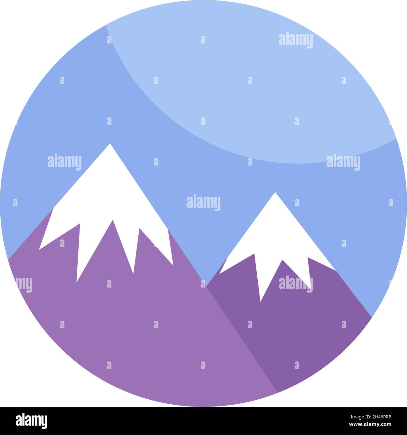 Berge gletscher Stock-Vektorgrafiken kaufen - Alamy