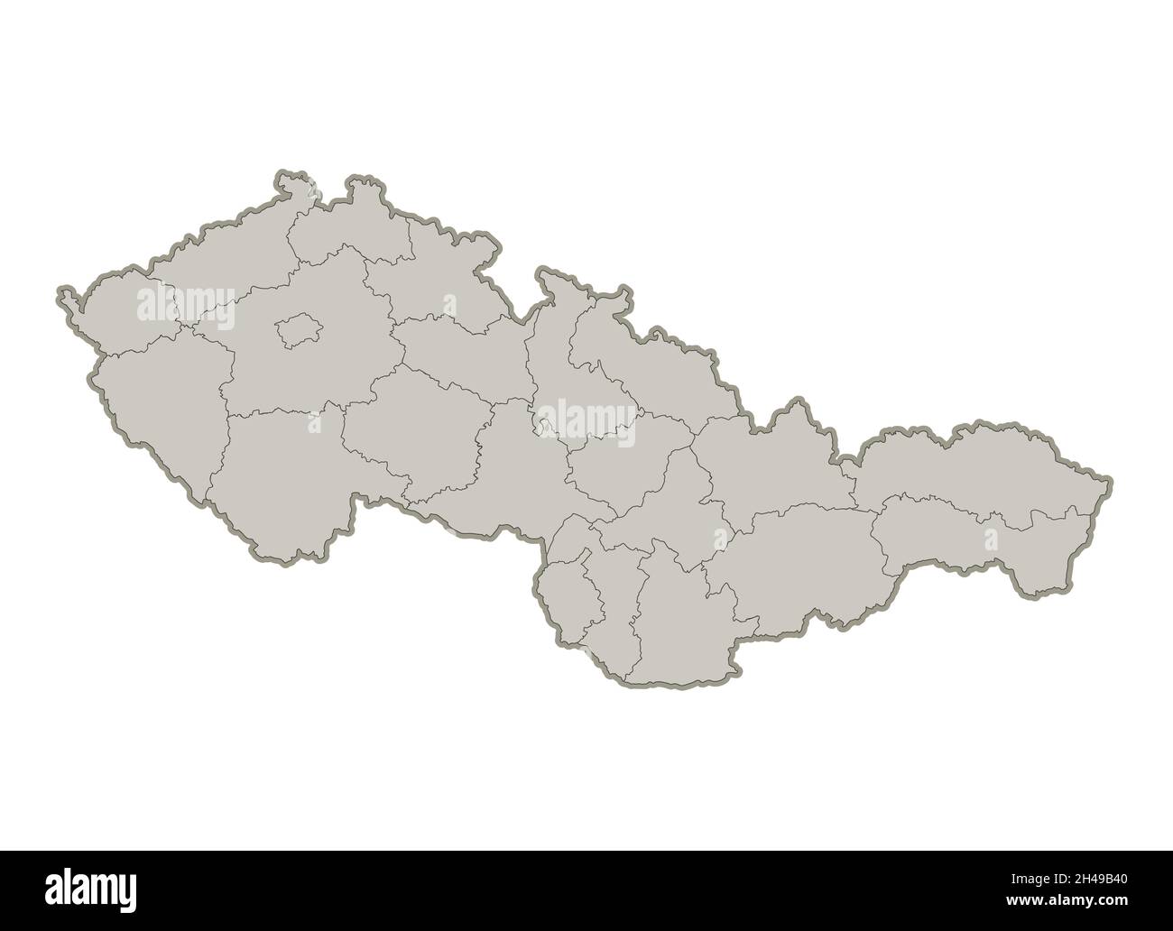 Czechoslovakia map -Fotos und -Bildmaterial in hoher Auflösung – Alamy