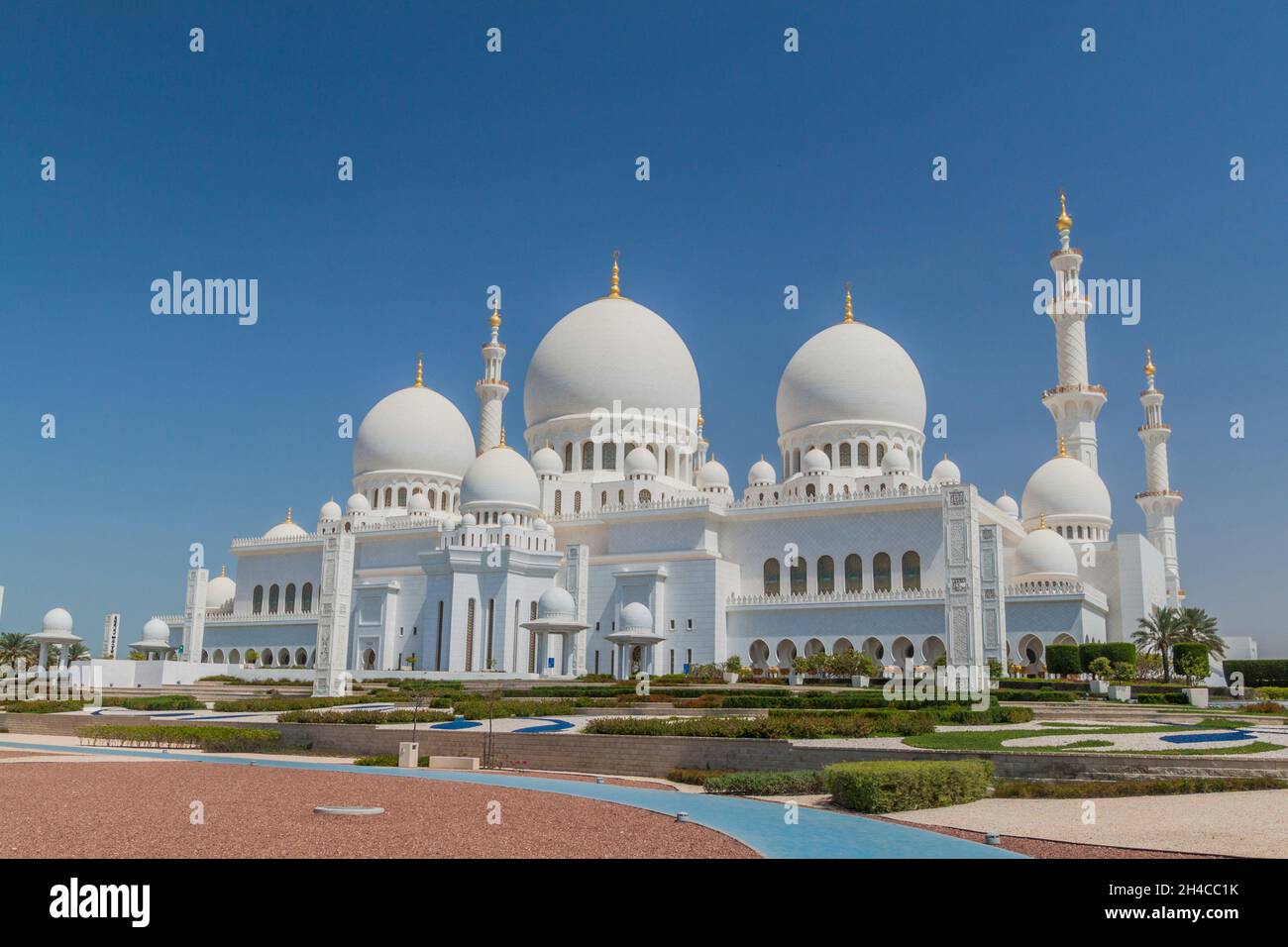 Sheikh Zayed Moschee in Abu Dhabi, der Hauptstadt der Vereinigten ...