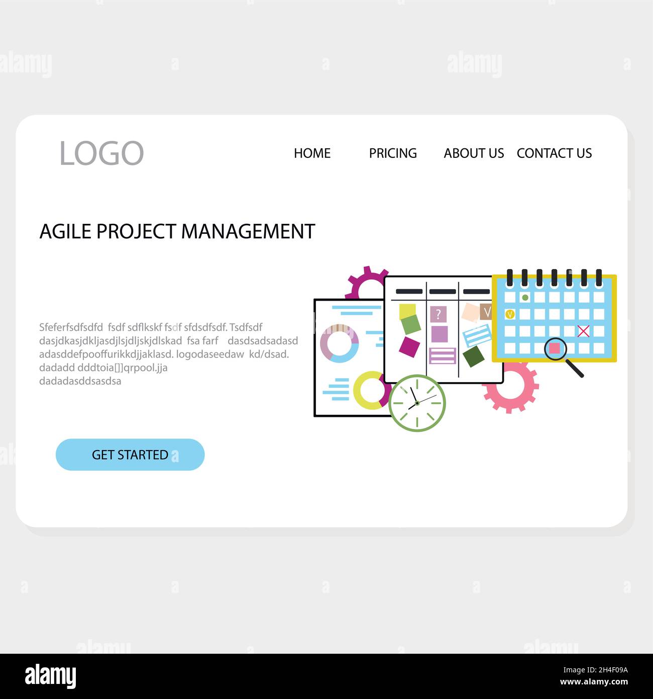 Agile methode Stock-Vektorgrafiken kaufen - Seite 2 - Alamy