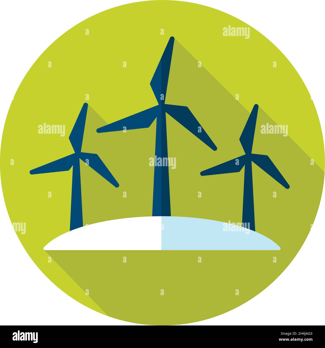 Mühle Flachbild-Symbol. Landwirtschaft unterzeichnen. Grafik Symbol für ...