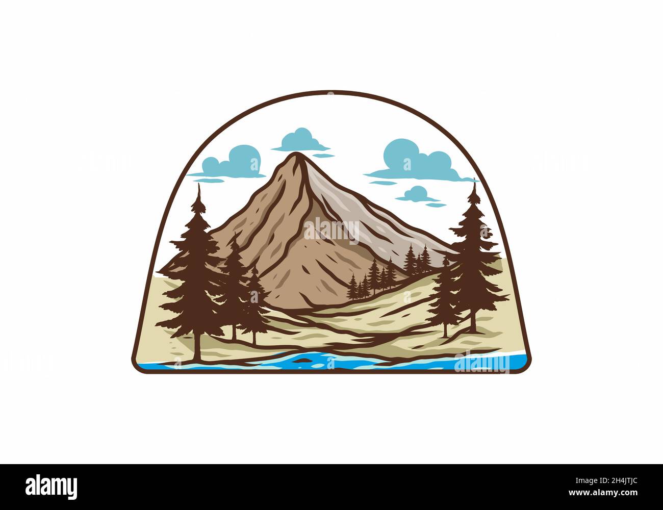 Disegno di montagna -Fotos und -Bildmaterial in hoher Auflösung – Alamy