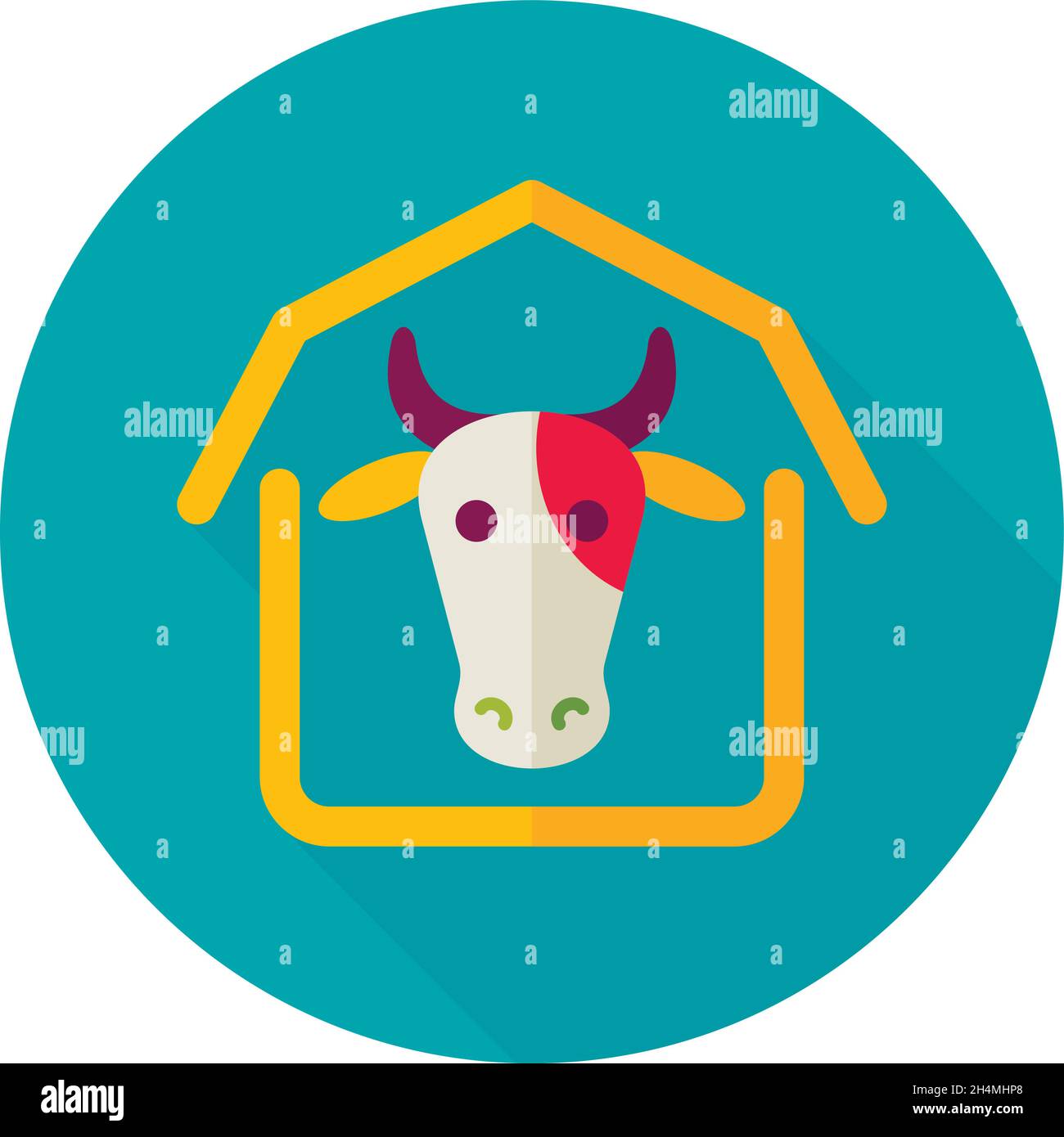 Kuhstall symbol -Fotos und -Bildmaterial in hoher Auflösung – Alamy