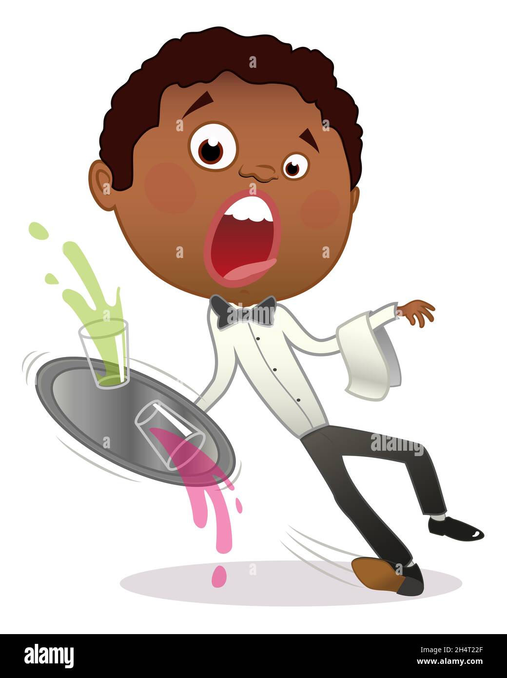 Kellner cartoon -Fotos und -Bildmaterial in hoher Auflösung – Alamy