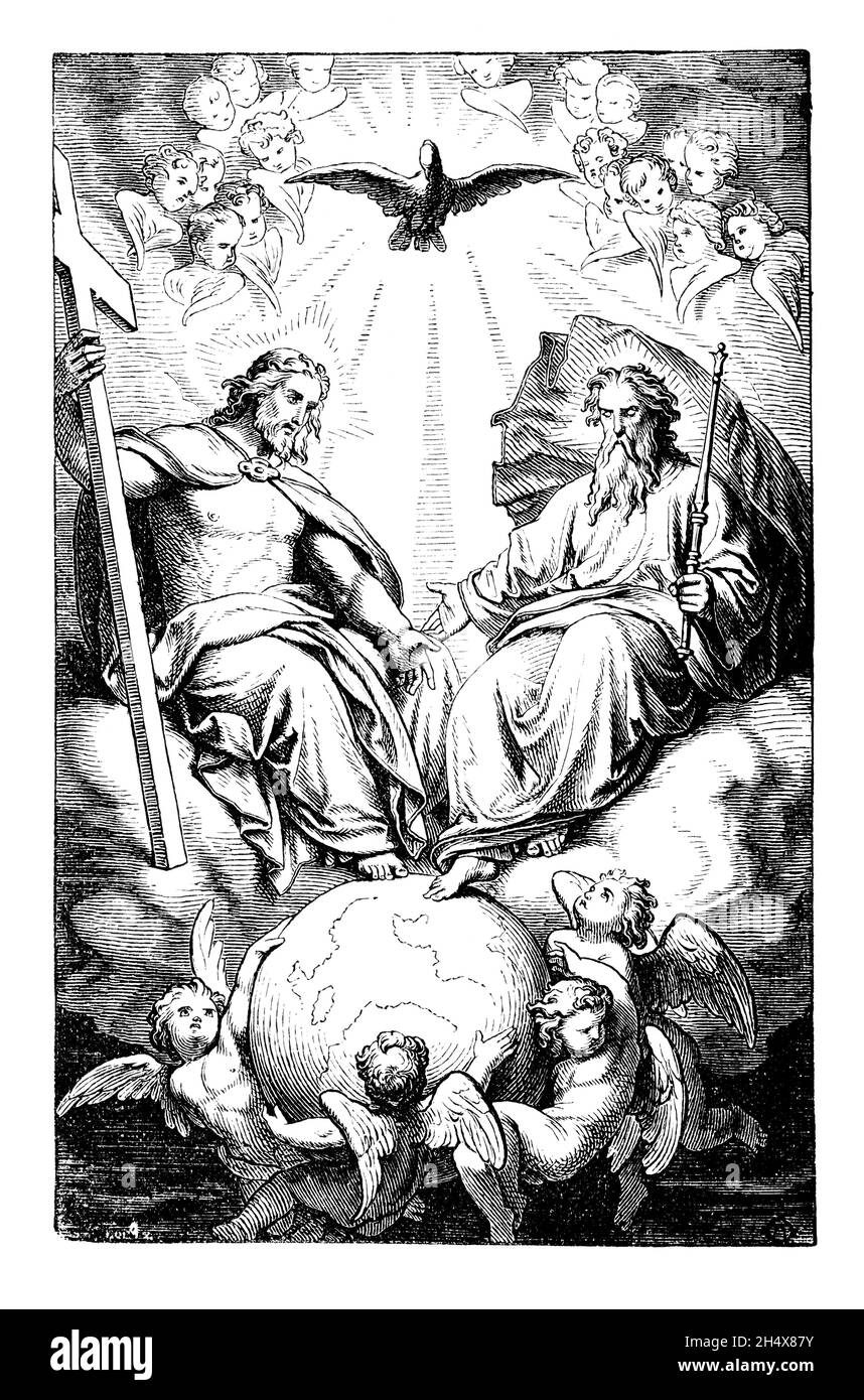 Heilige Dreifaltigkeit, Gott der Vater, Gott der Sohn, Jesus Christus, Heiliger Geist. Neues ...