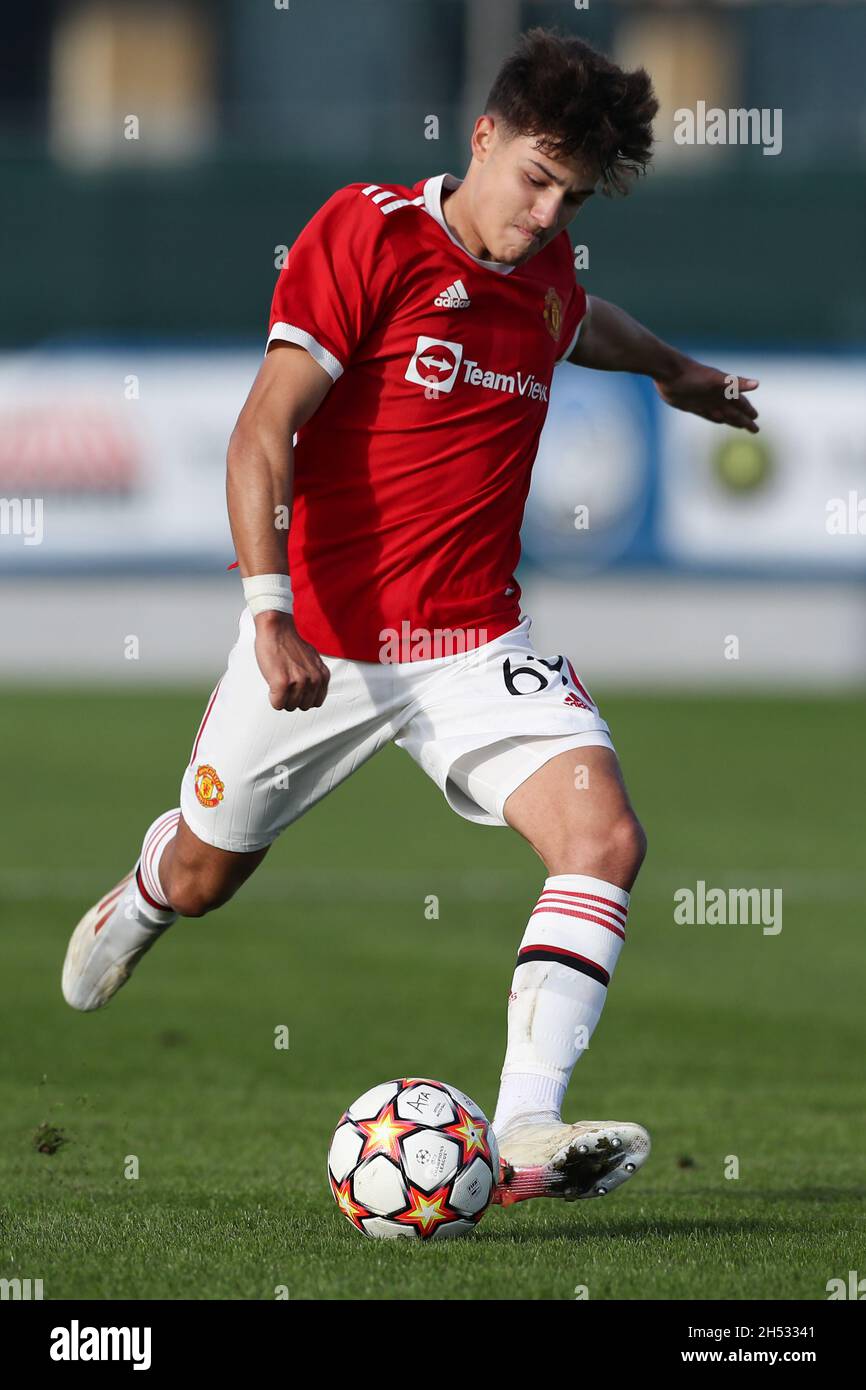 Bergamo, Italien, 2. November 2021. Marc Jurado von Manchester United ...