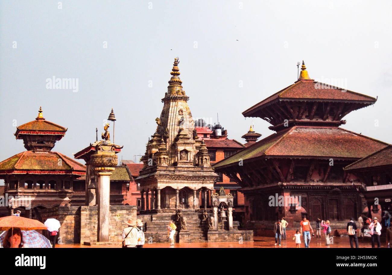 Nepal tempel besucher Stockfotos und -bilder Kaufen - Alamy