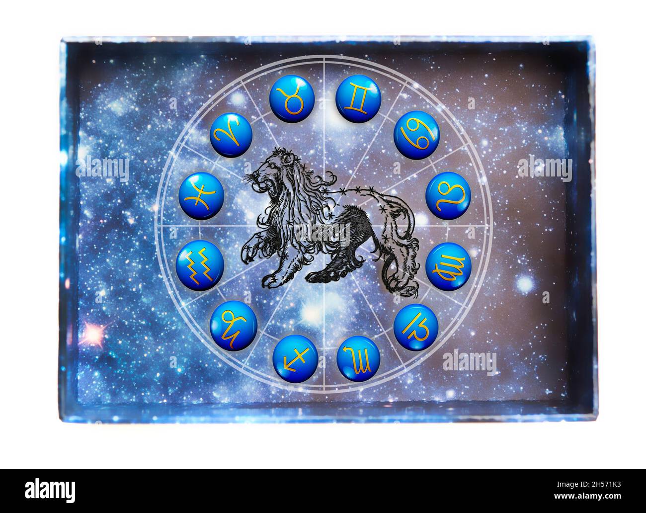 Box Mit Astrologie Zeichen Stockfotos und -bilder Kaufen - Alamy