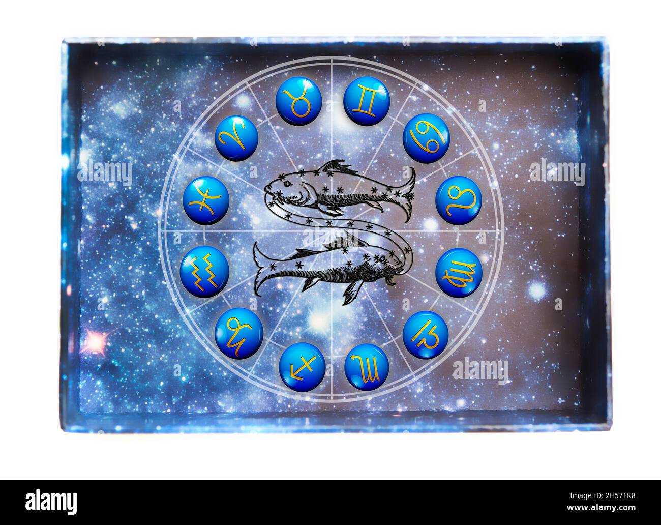 Fische sternzeichen symbol Ausgeschnittene Stockfotos und -bilder - Alamy