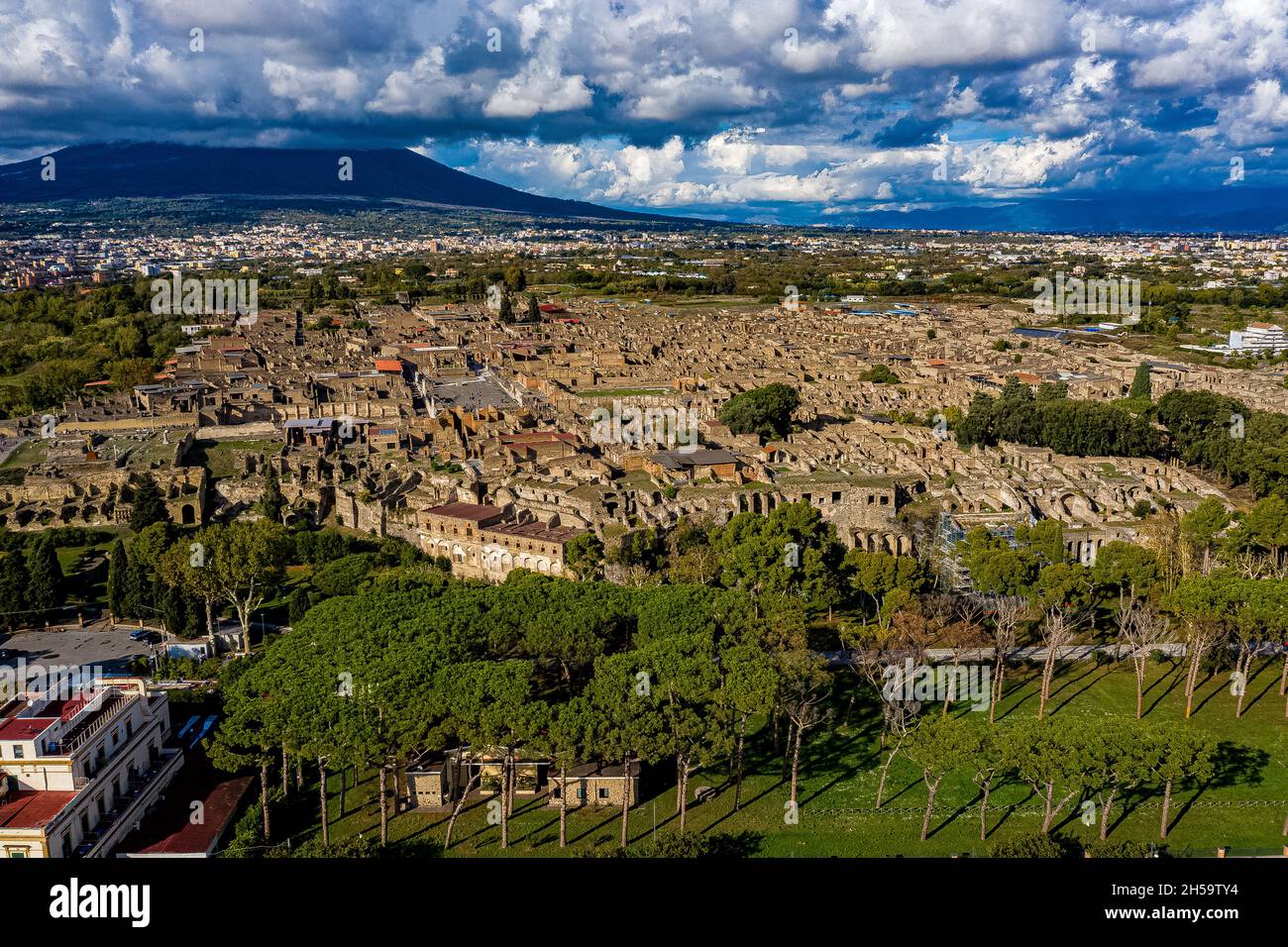 Pompei aerial -Fotos und -Bildmaterial in hoher Auflösung – Alamy