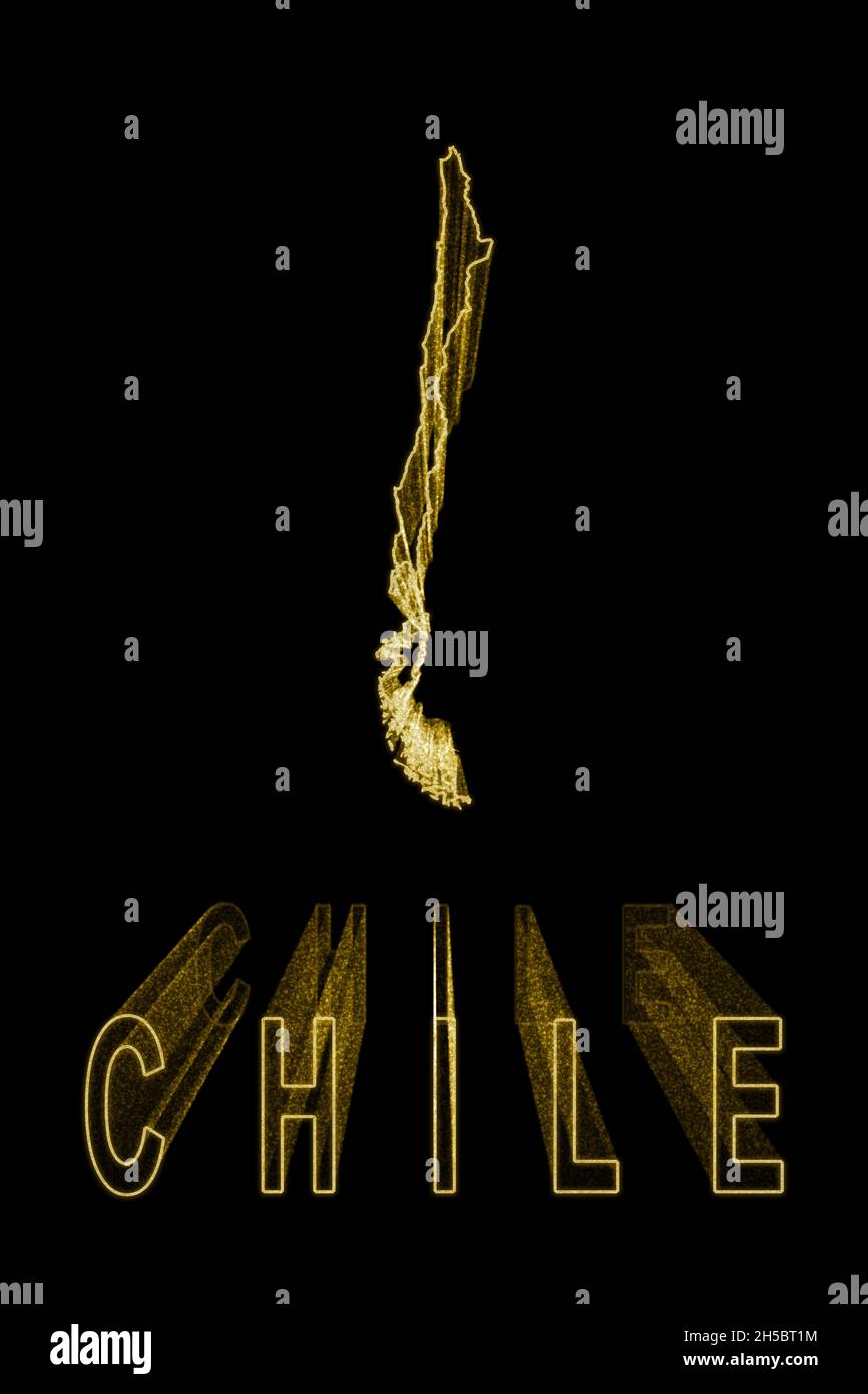 Chile gold karte -Fotos und -Bildmaterial in hoher Auflösung – Alamy
