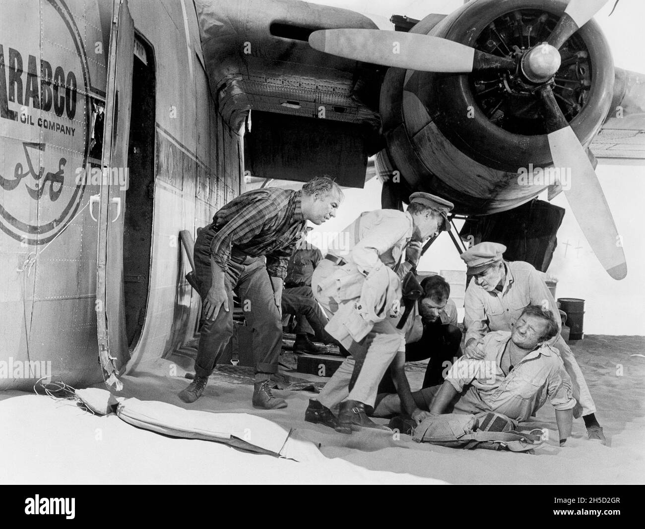 George Kennedy, Peter Finch, Christian Marquand, James Stewart, Ronald ...