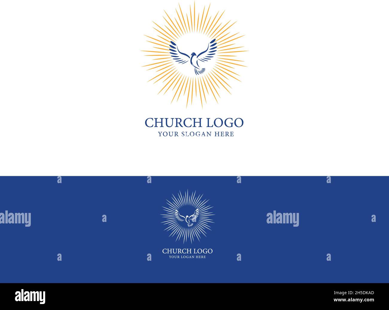 Logo kirche Stock-Vektorgrafiken kaufen - Alamy