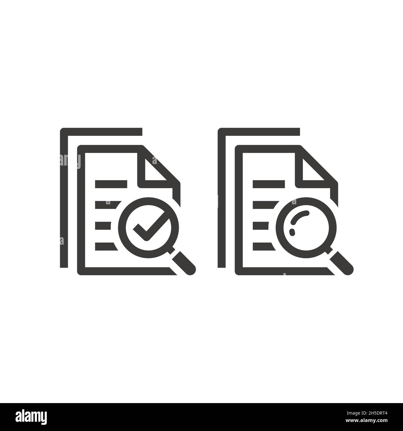 Lupe piktogramm Ausgeschnittene Stockfotos und -bilder - Alamy